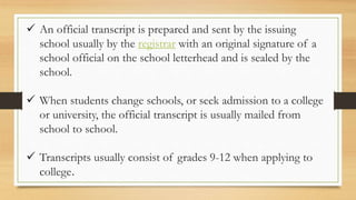 transcript and credit system in nursing.pptx
