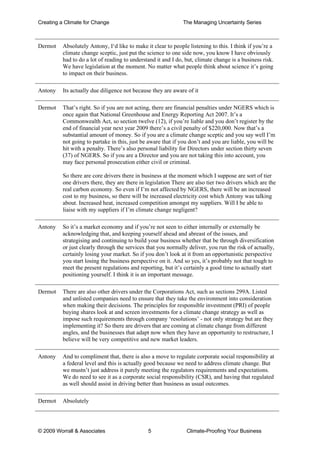 Transcript Climate Change Climate Proofing Interview (Final) 3 2 | DOC