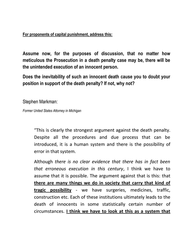 Transcript (death penaty debate) | DOCX