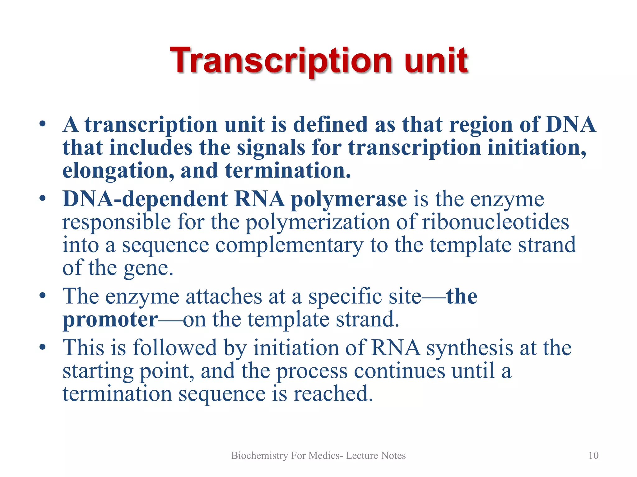 DNA Transcription- Part-1 | PPT