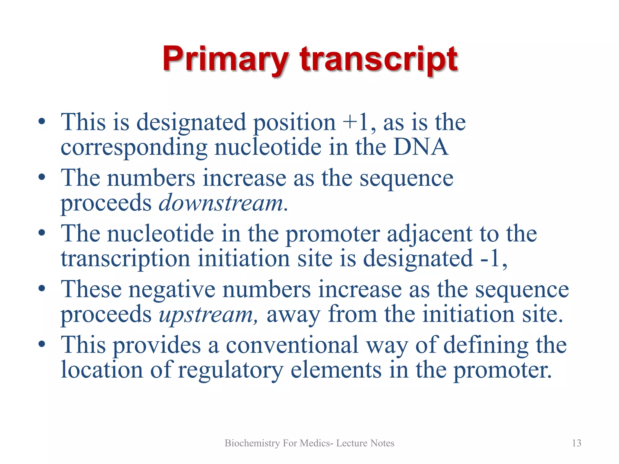 DNA Transcription- Part-1 | PPT
