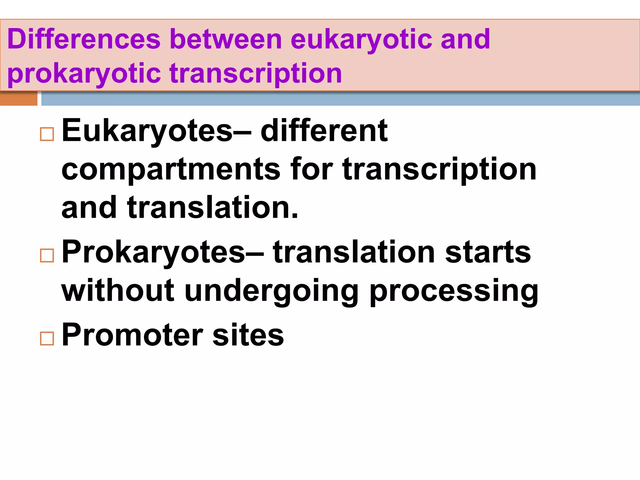 Transcription of DNA | PPTX