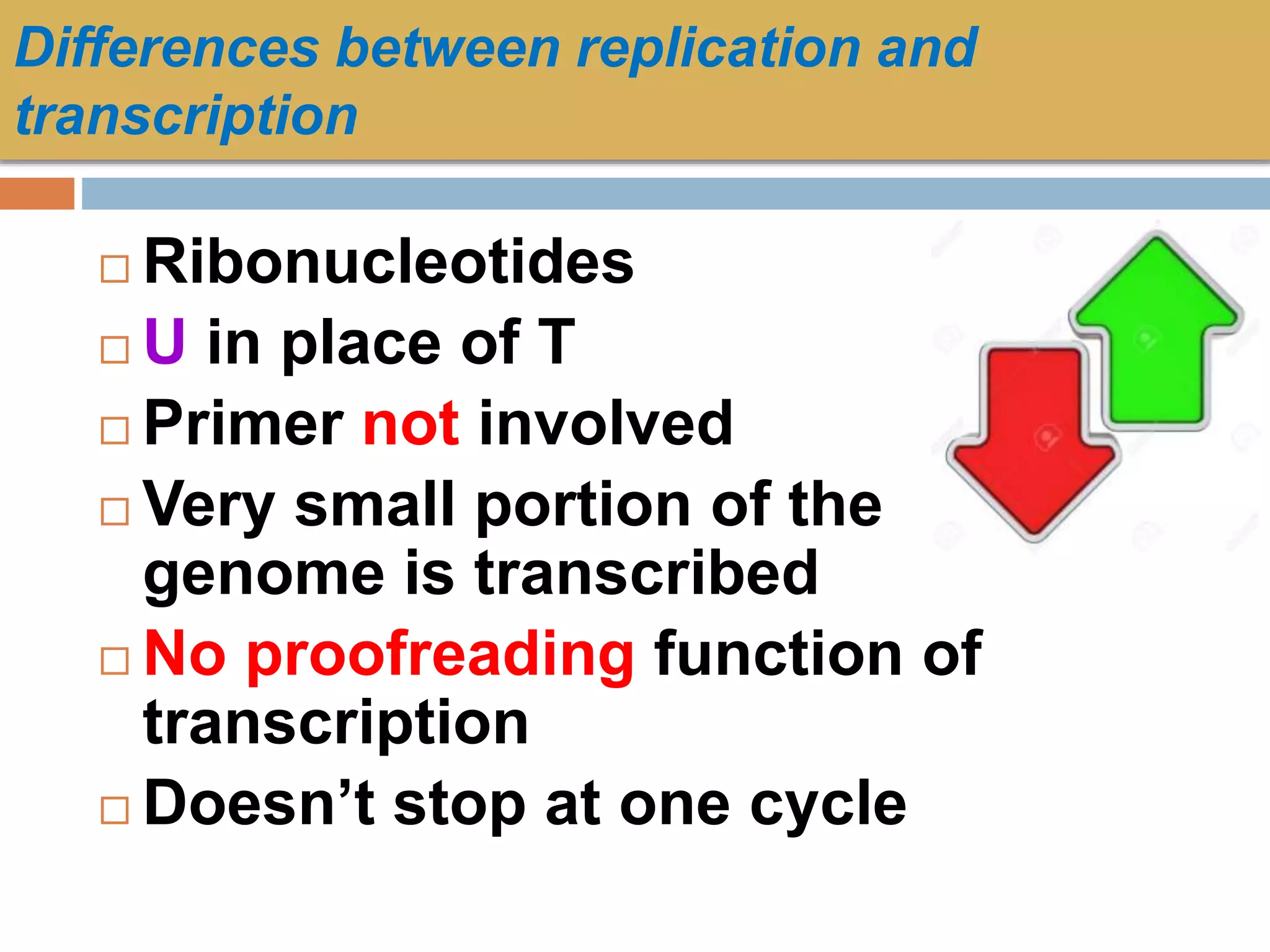 Transcription of DNA | PPTX