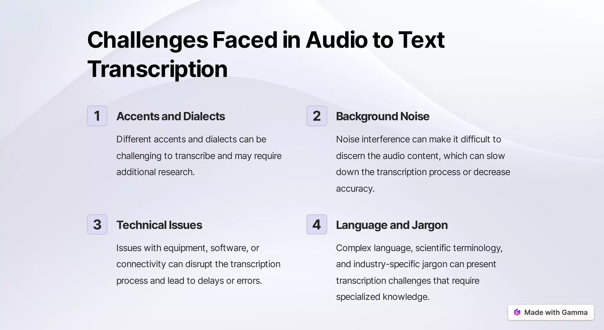 Transcription From Audio To Text | PDF