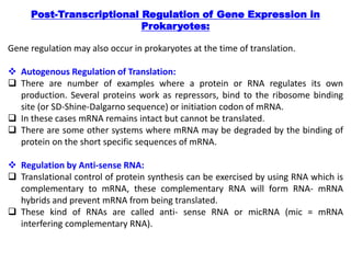 Transcriptional and Post-transcriptional Regulation of Gene Expression.pptx