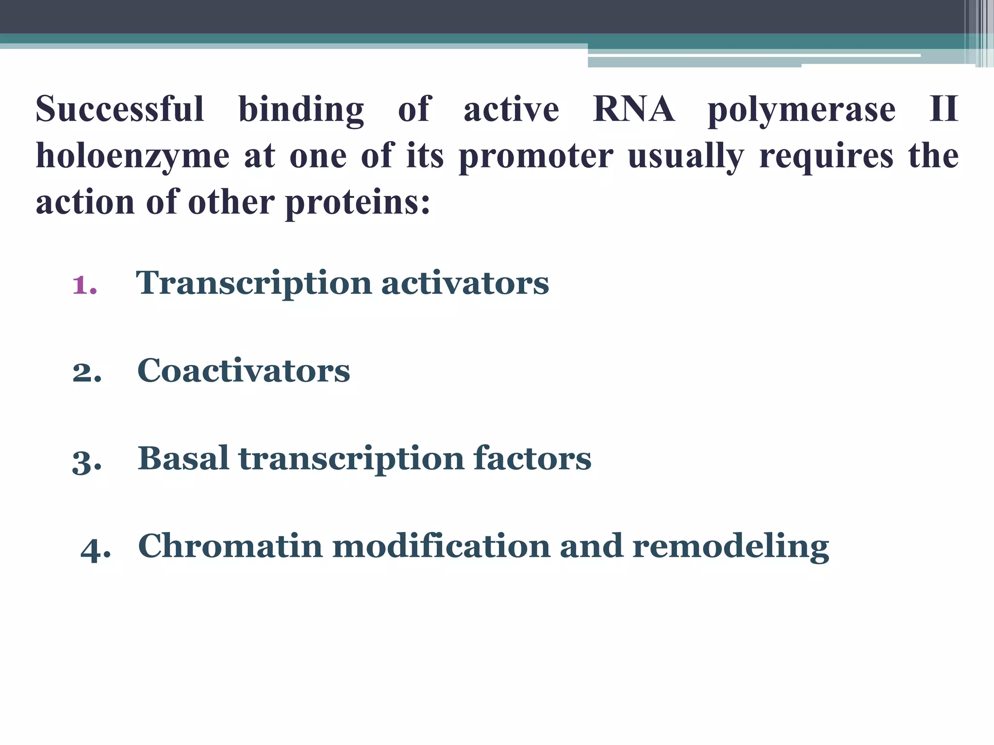Transcriptional and post transcriptional regulation of gene expression ...