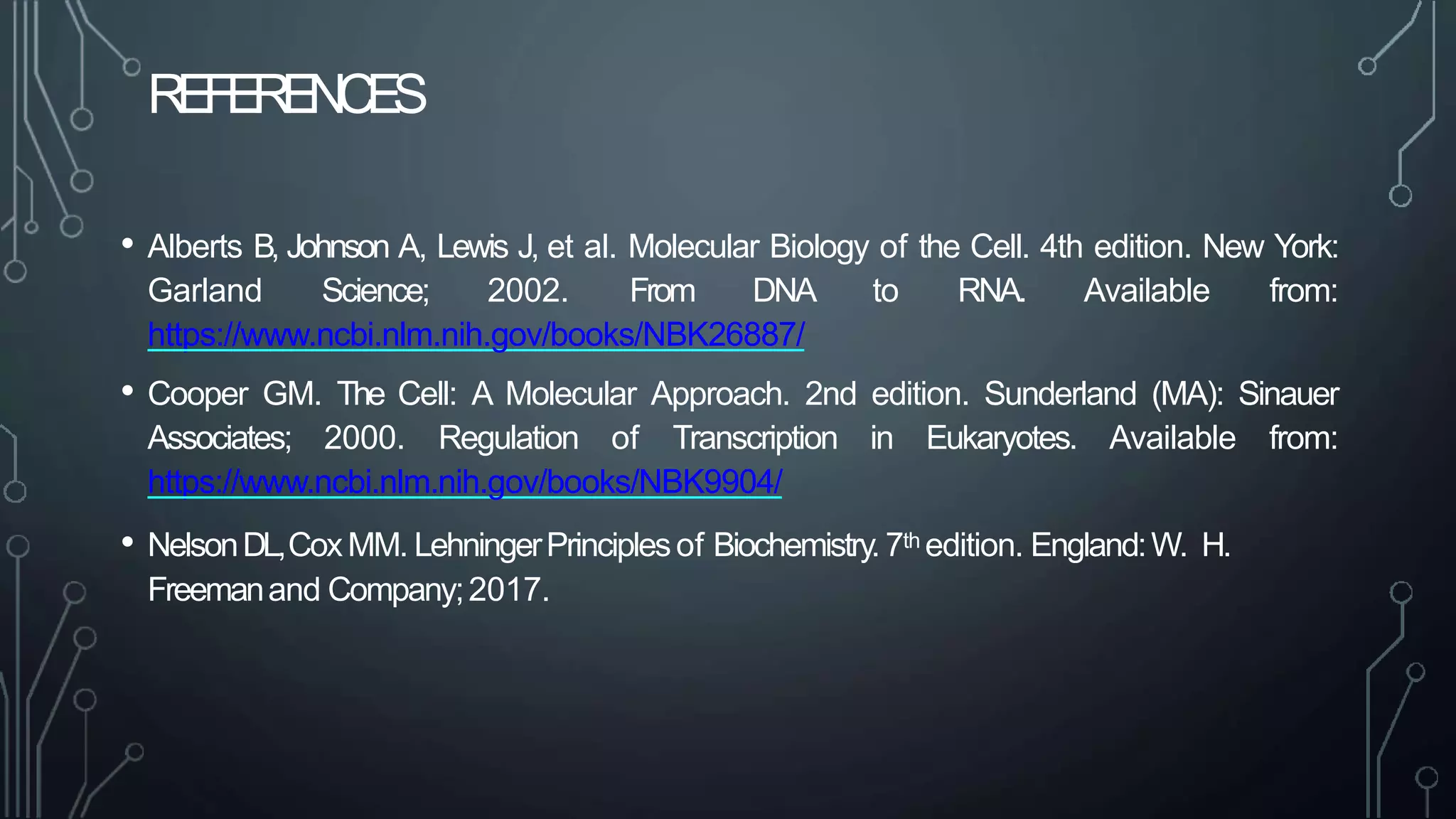 Transcription and post transcriptional modifications | PPTX