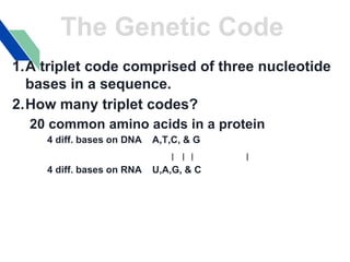Transcription and Translation _ Biology | PPTX