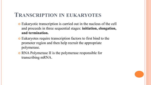 Transcription (Eukaryotic and prokaryotic ) | PPTX | Biological ...