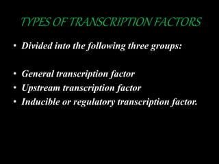 TRANSCRIPTION FACTORS.pptx