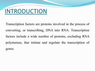 Transcription factors and machinery | PPT