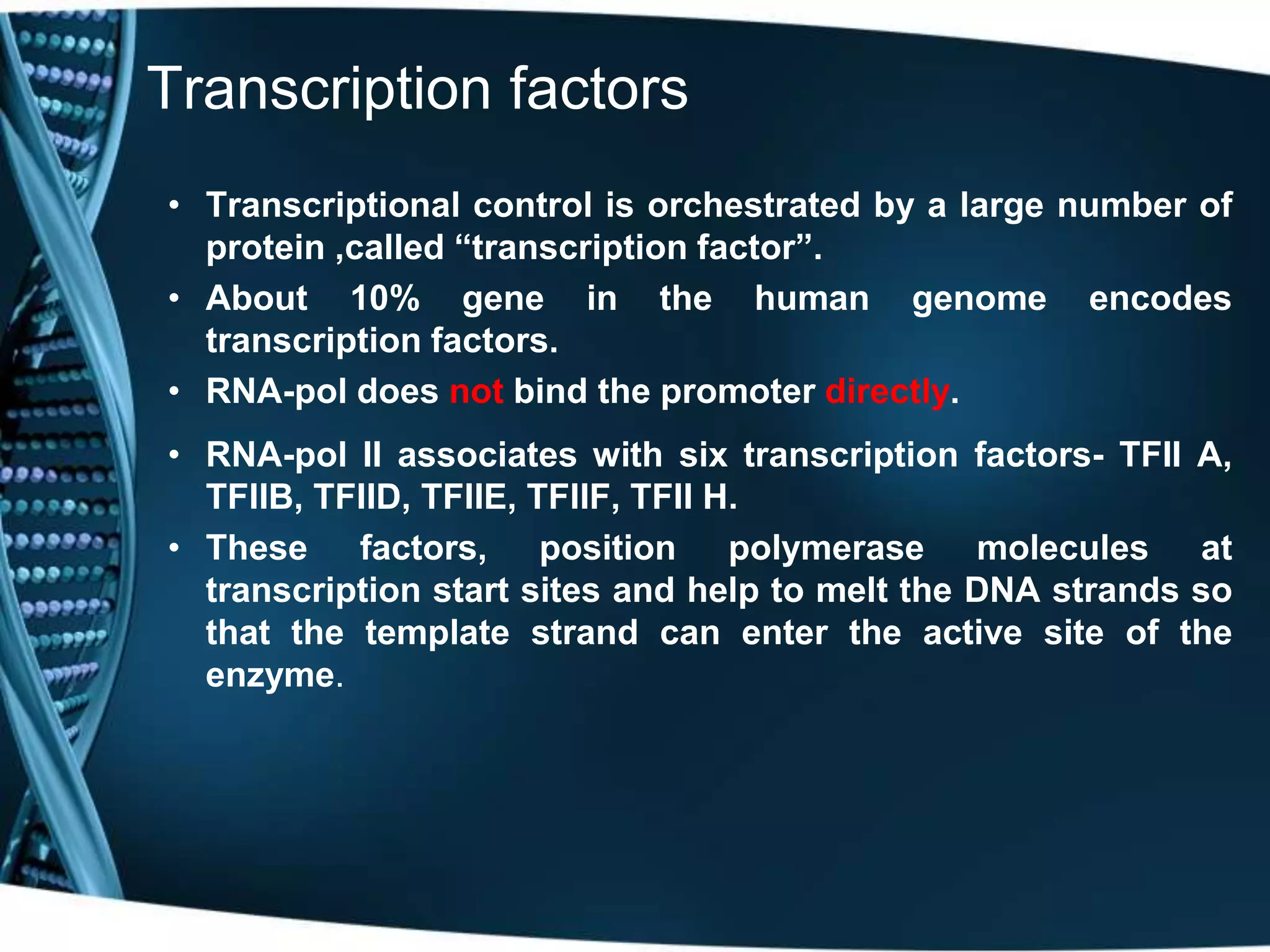 Transcription in Eukaryotes-Complete.ppt