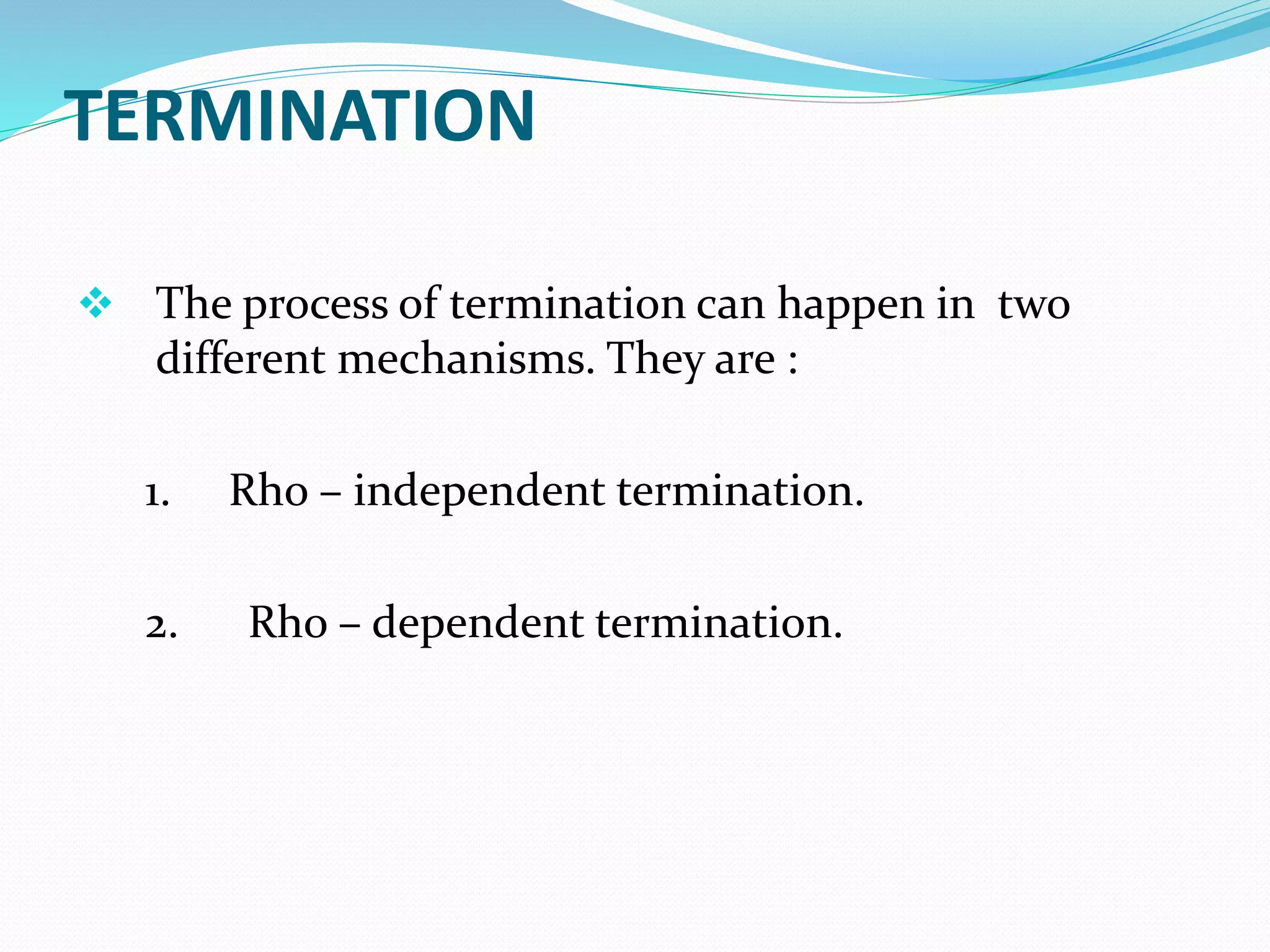 Transcription in prokaryotes | PPTX
