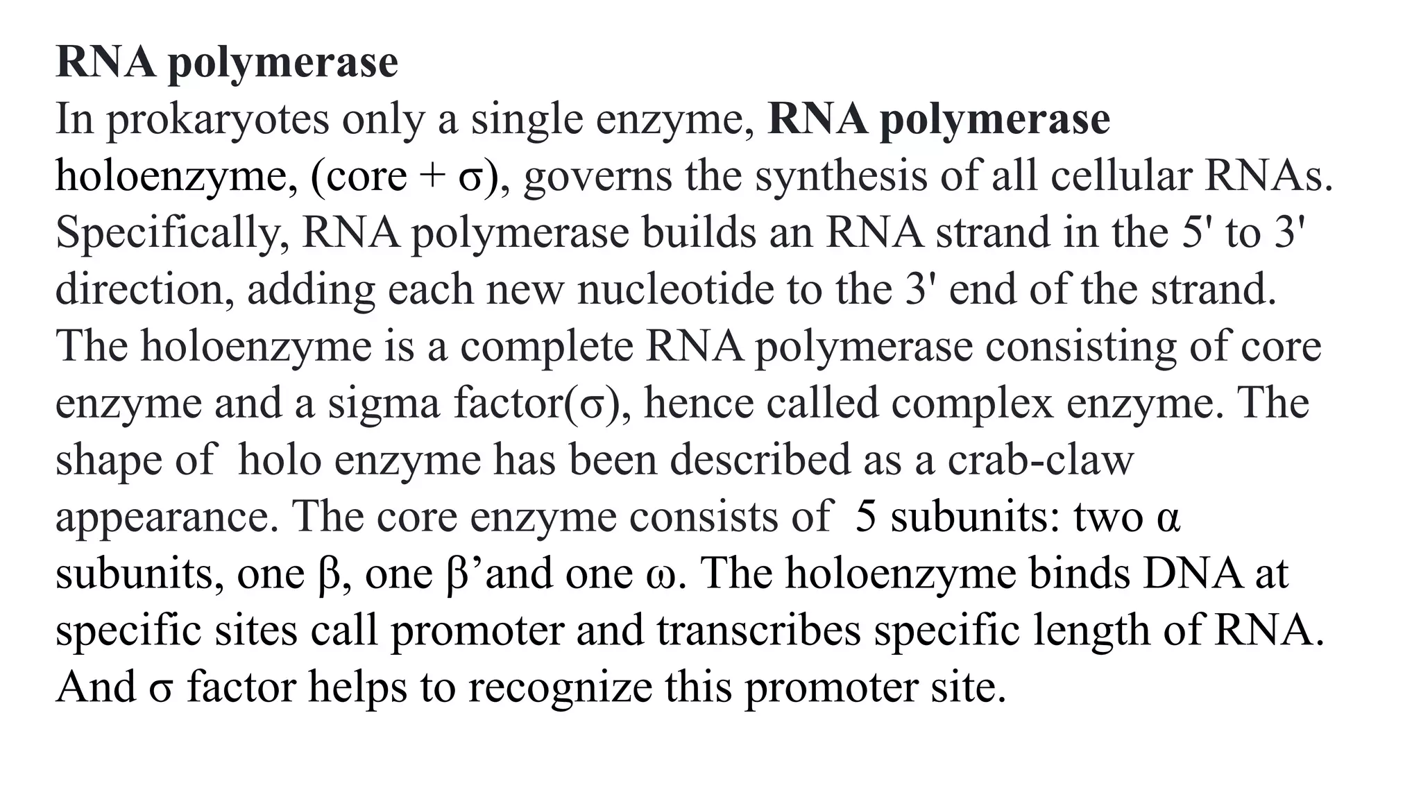 Transcription in prokaryotes | PPTX