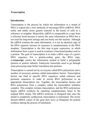 Transcription in prokaryotes and eukaryotes.pdf