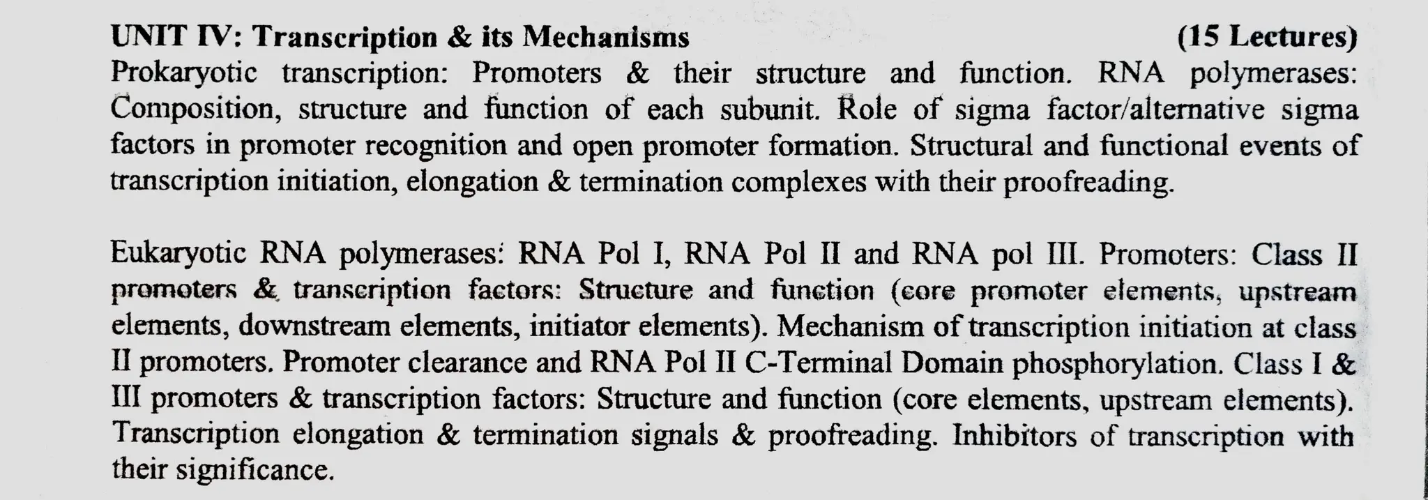 Transcription and it is Mechanisms note pdf | PDF