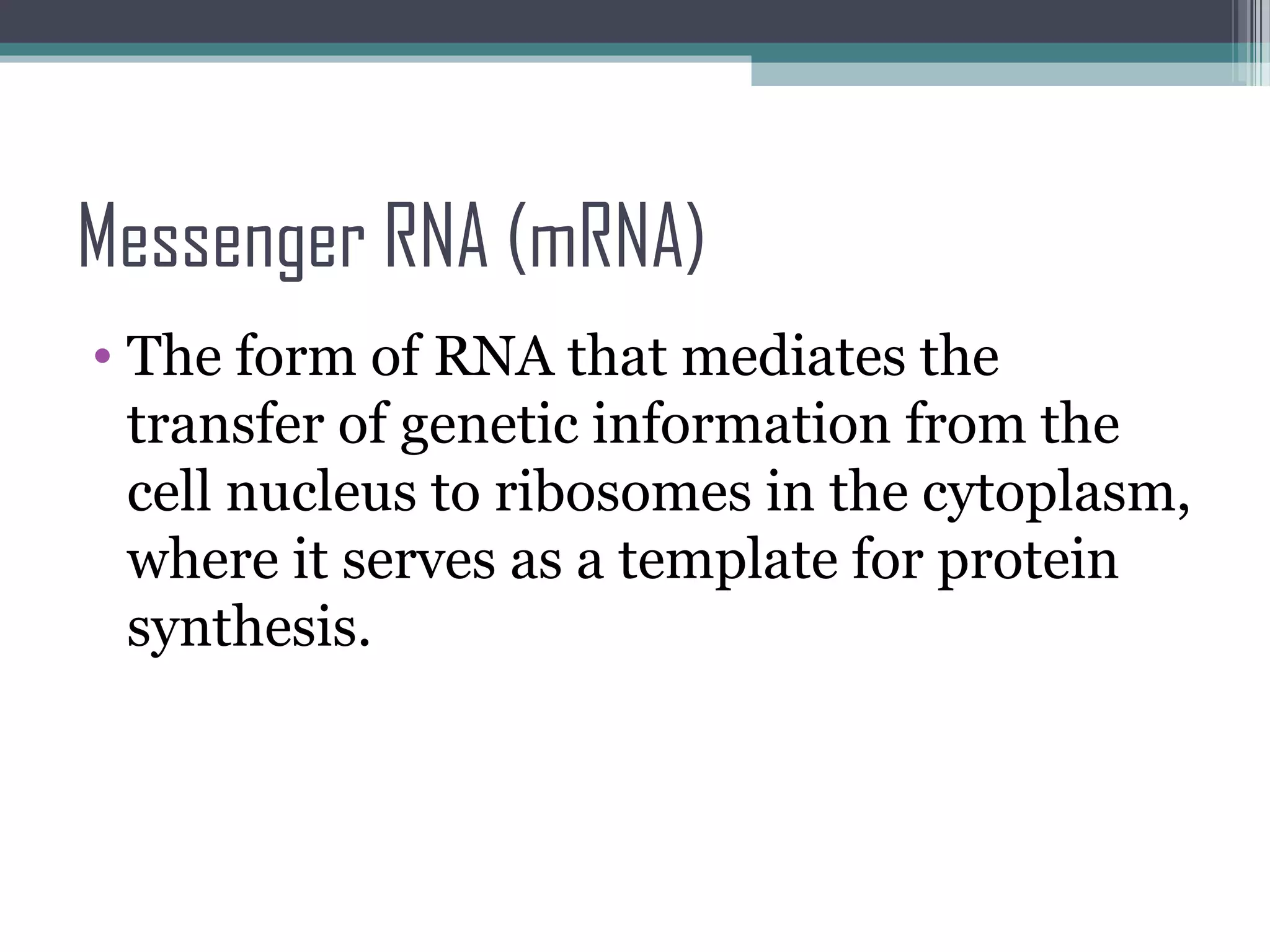 Transcription of DNA to RNA | PPT