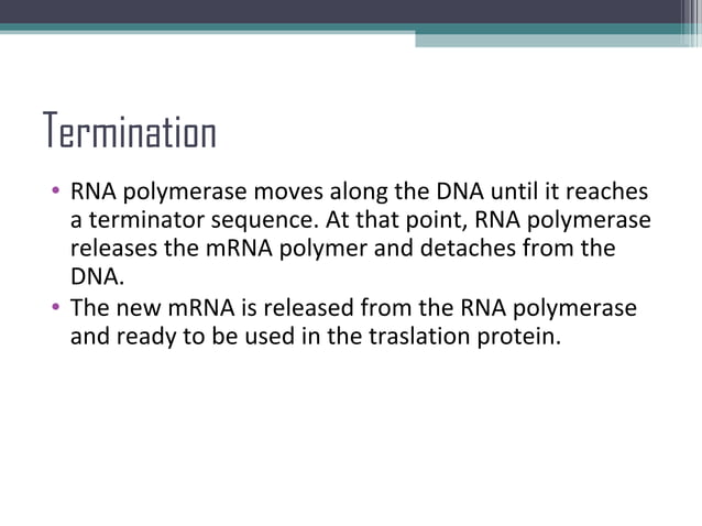 Transcription of DNA to RNA | PPT