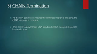 Transcription presentation | PPT | Free Download