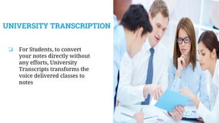 School Transcripts - A part of the Academic Transcription | PPT | Free ...