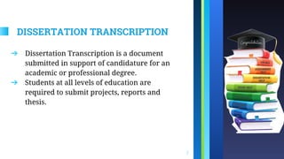 School Transcripts - A part of the Academic Transcription | PPT