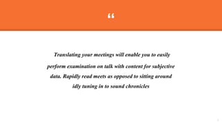 Best Way to Transcribe Interview | PDF