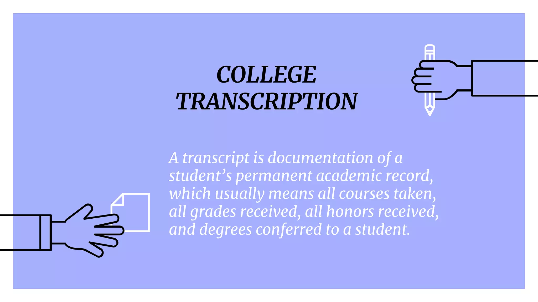 What does a College Transcript Includes? | PDF