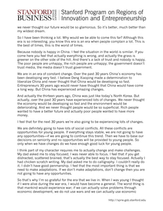 Alibaba Founder Jack Ma: Ideas & Technology Can Change the World | PDF