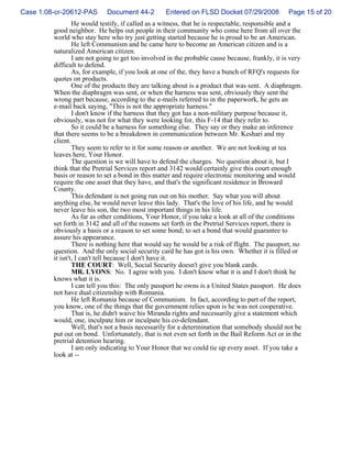 Transcript of pretrial detention hearing | PDF