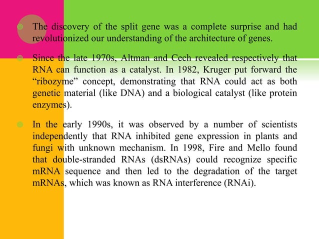 Transcriptome analysis | PPTX | Biological Sciences | Science