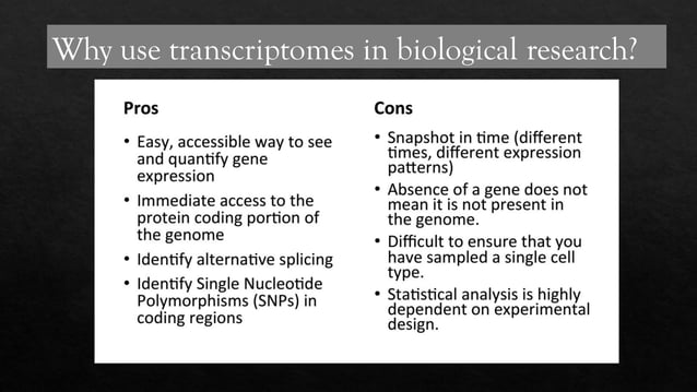 Omics study - Transcriptomics ( RNA) Microbiology | PPTX