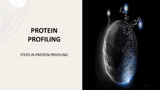 Proteomics: types, protein profiling steps etc. | PPTX