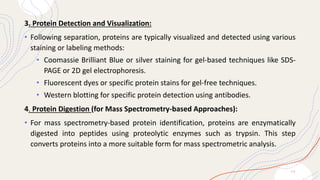 Proteomics: types, protein profiling steps etc. | PPTX