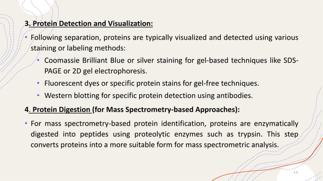 Proteomics: types, protein profiling steps etc. | PPTX