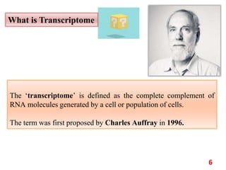 Transcriptomics: A Tool for Plant Disease Management | PPTX