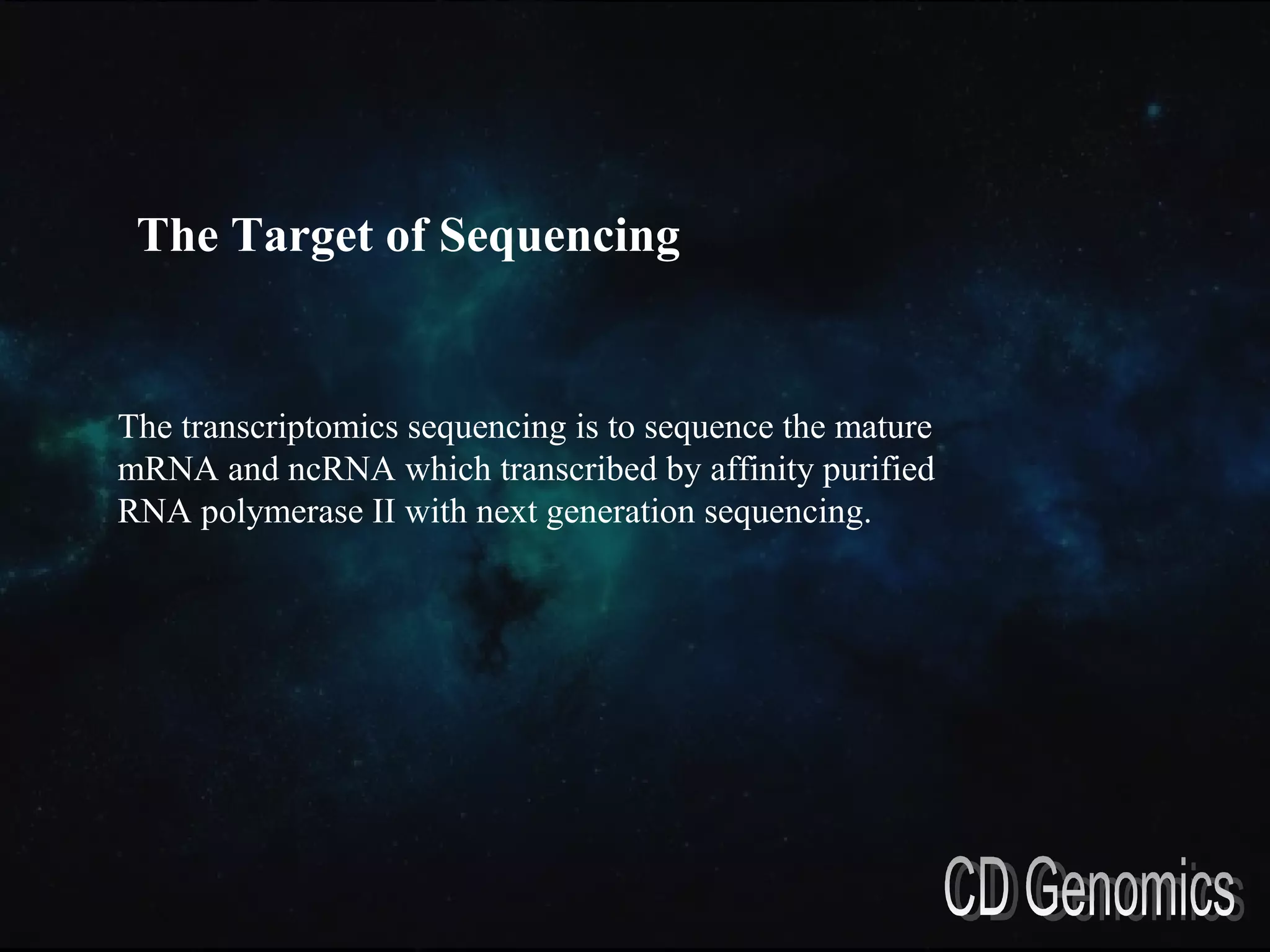 Transcriptomics sequencing | PPT