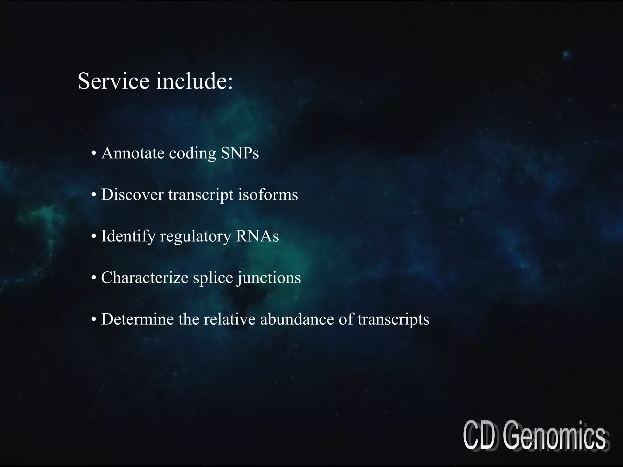Transcriptomics sequencing | PPT