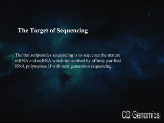 Transcriptomics sequencing | PPT