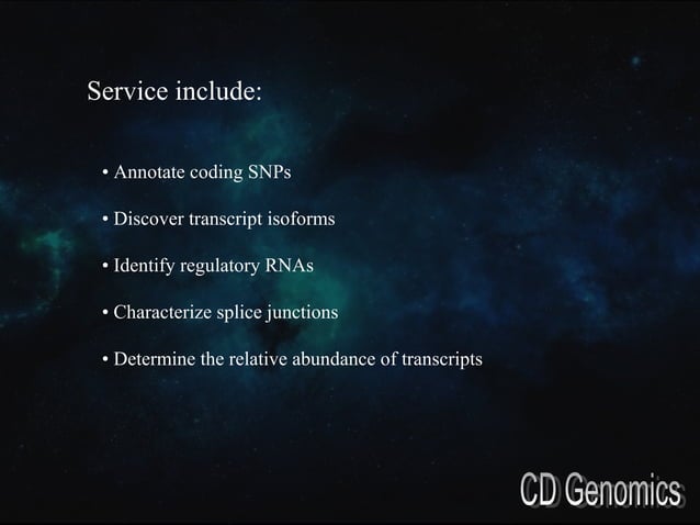 Transcriptomics sequencing | PPT