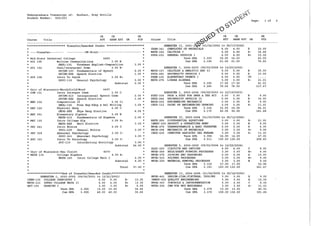 Transcripts College Unofficial | PDF | Education