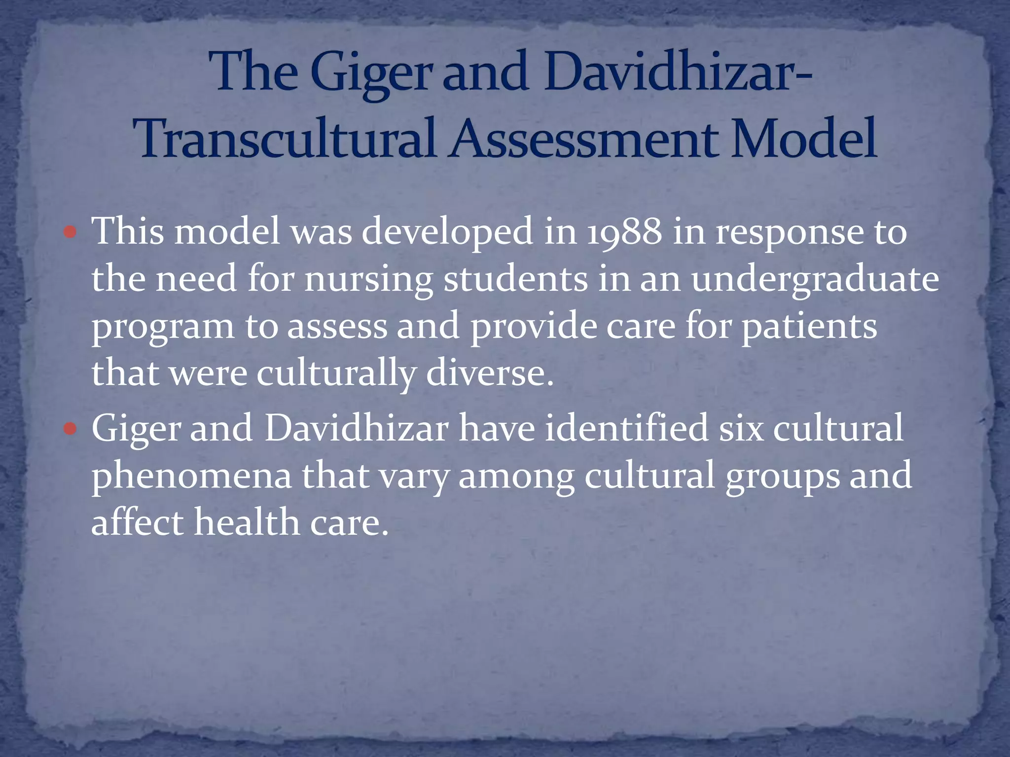 Transcultural nursing | PPTX