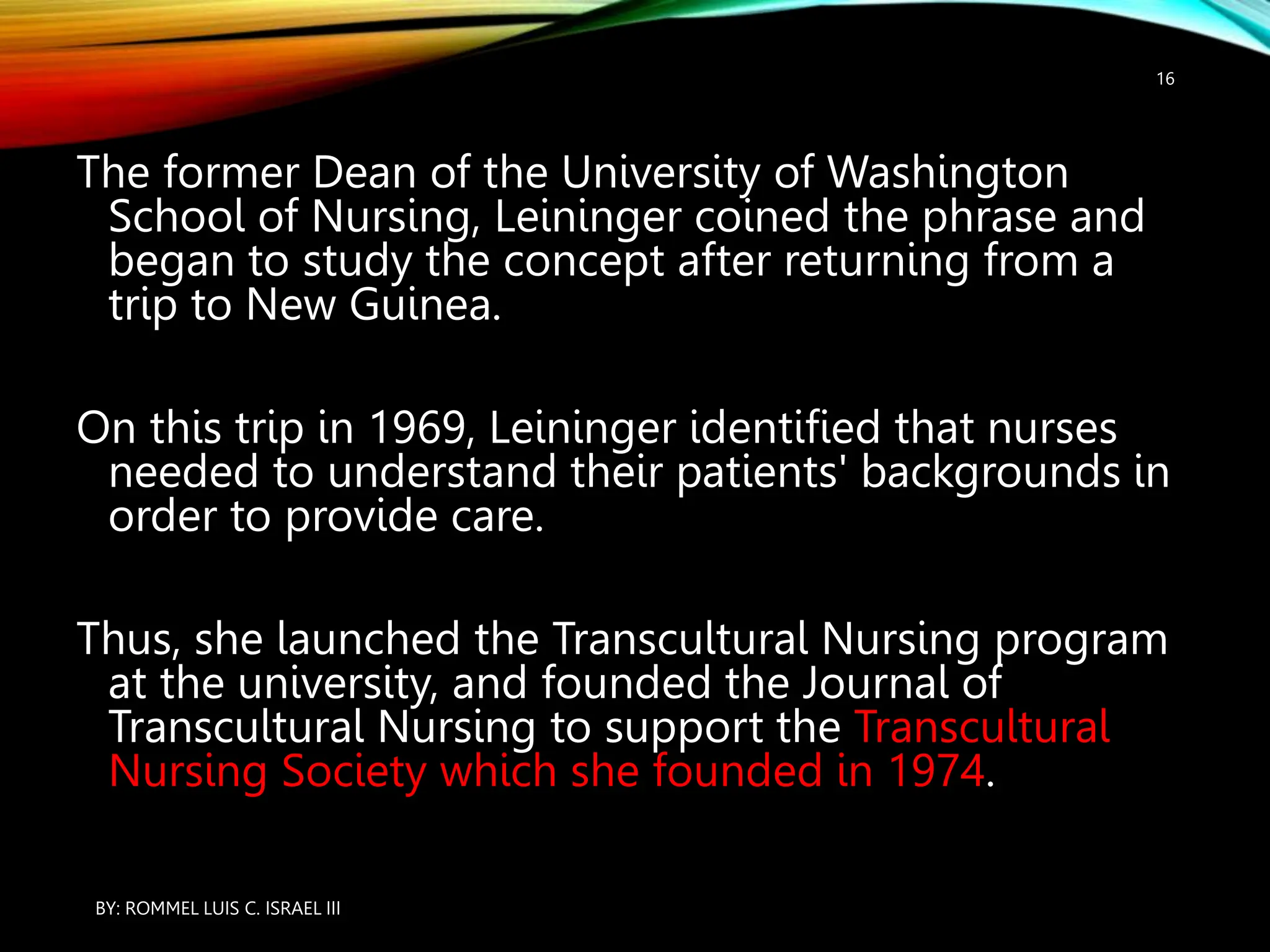 TRANSCULTURAL NURSING | PPT