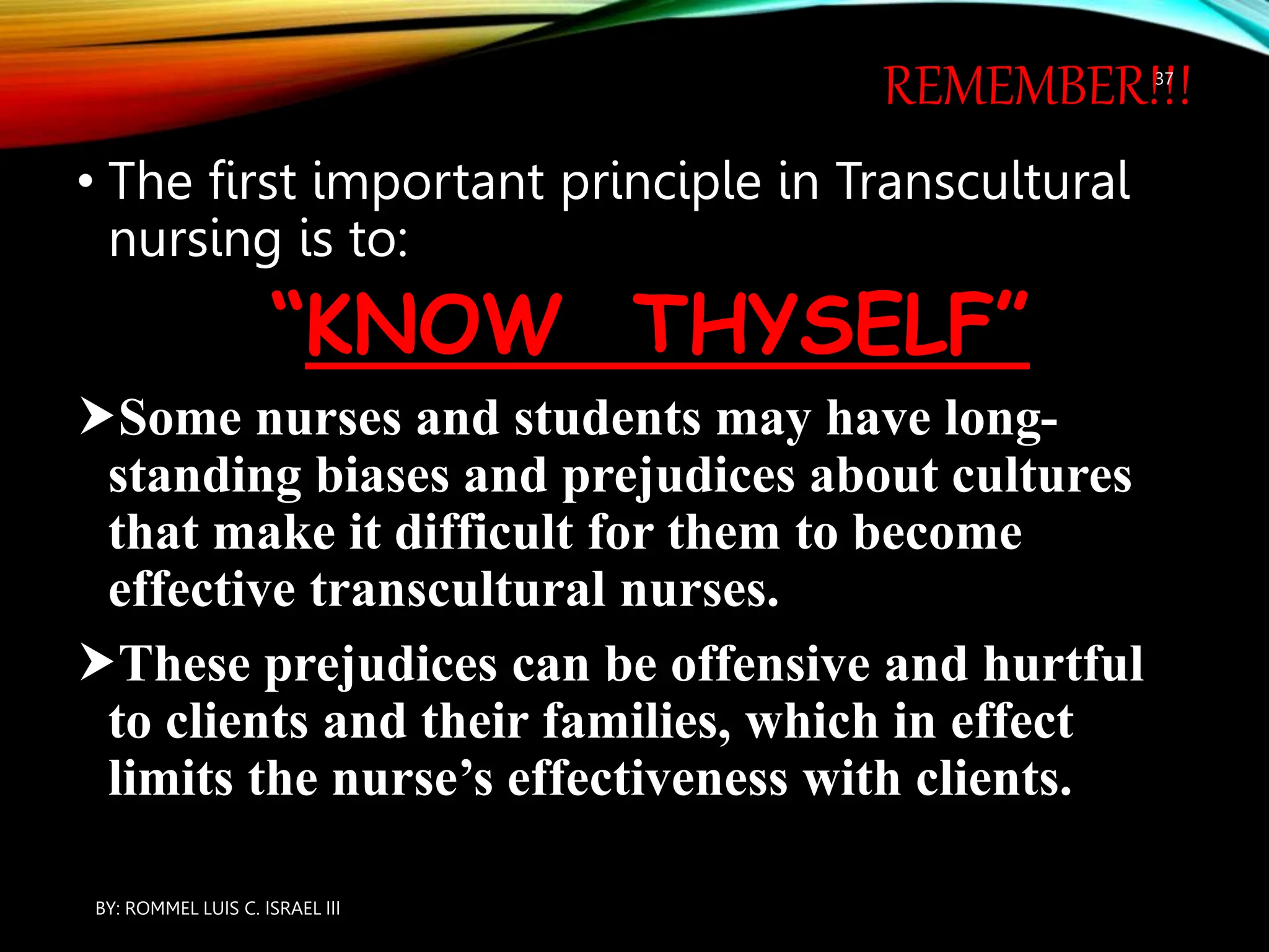 TRANSCULTURAL NURSING | PPT