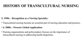 TRANSCULTURAL NURSING PPT For Nursing Students | PPT