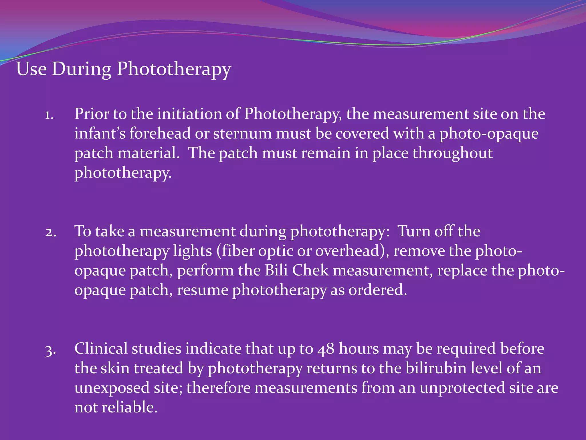Transcutaneous bilirubin monitoring (bilichek) | PPTX