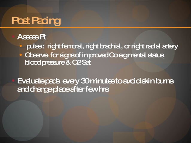 Transcutaneous Pacing | PPT | Heart and Cardiovascular Diseases ...