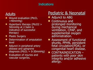 Transcutanous Blood Gas Monitoring | PPT