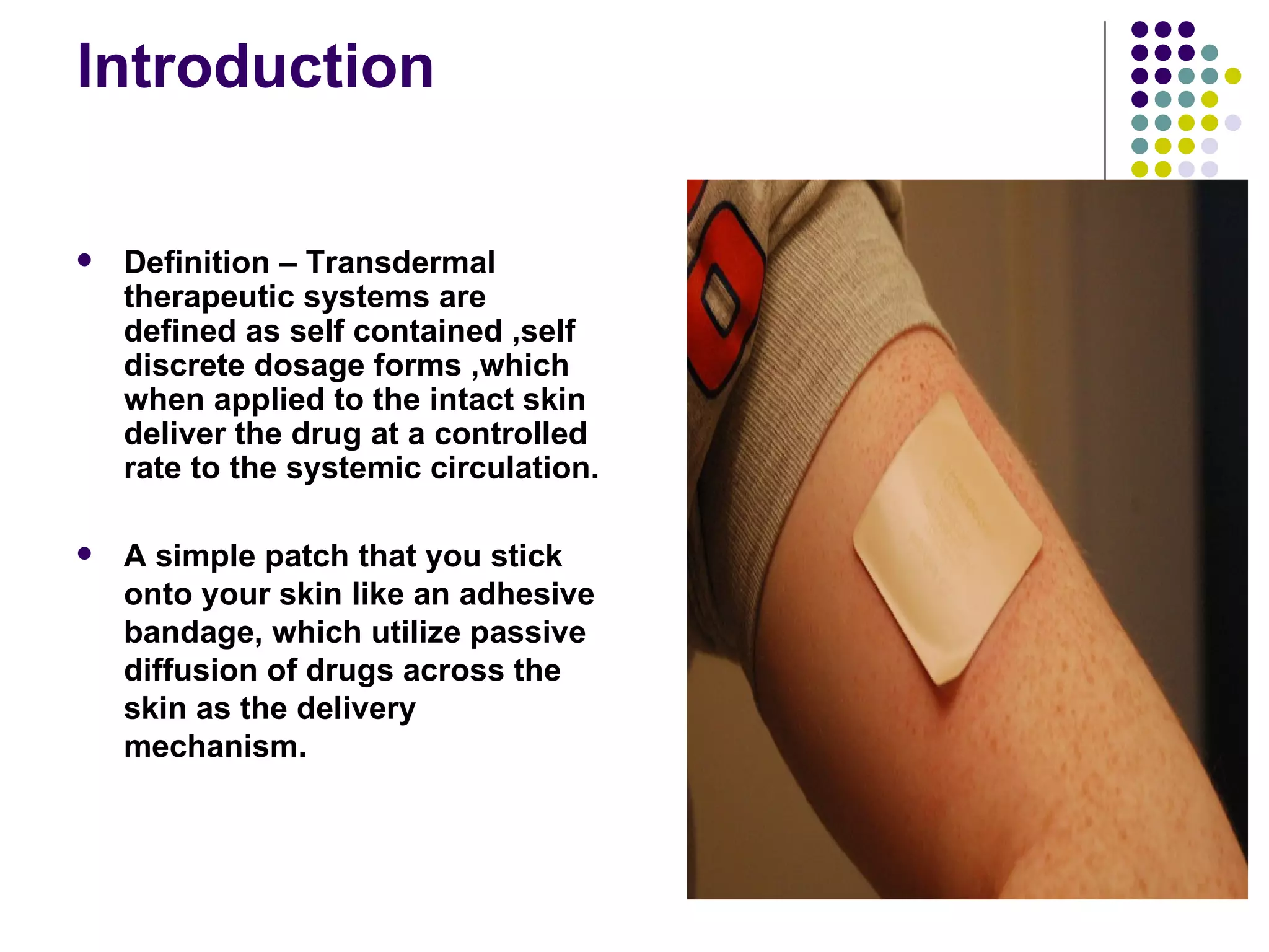 Transdermal drug delivery system | PPT | Skin Care | Beauty