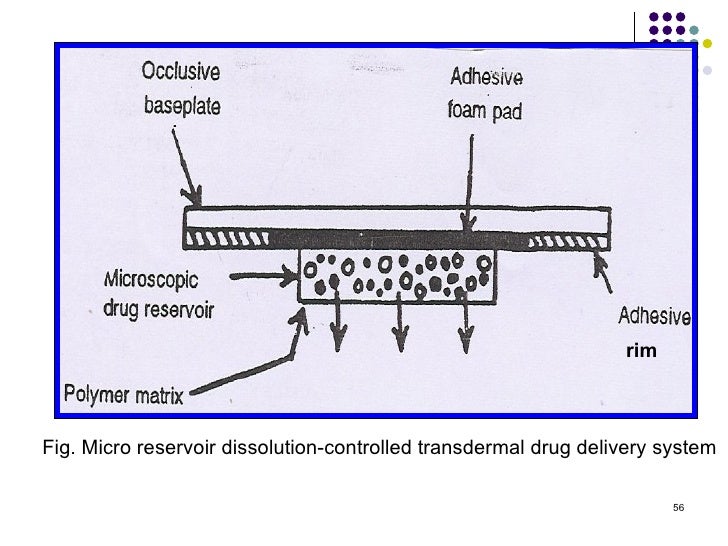 Transdermal Patch Drug Delivery System - SRLY