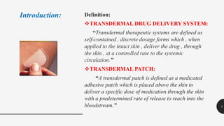 Transdermal Drug Delivery (DDS) - Naveena Quincy.pptx